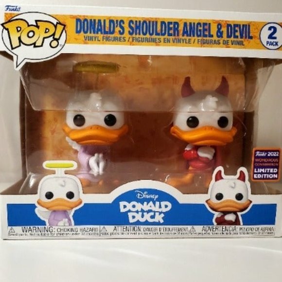 Funko | Toys | Funko Pop Disney 2pack Donald Duck Angel Devil Wonder ...